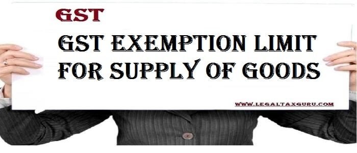 Exemption From GST Registration to dealers whose aggregate turnover ...